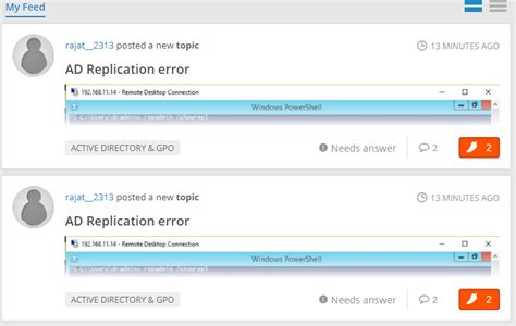 Topics Showing Up Twice In The Feed Spiceworks Support Spiceworks