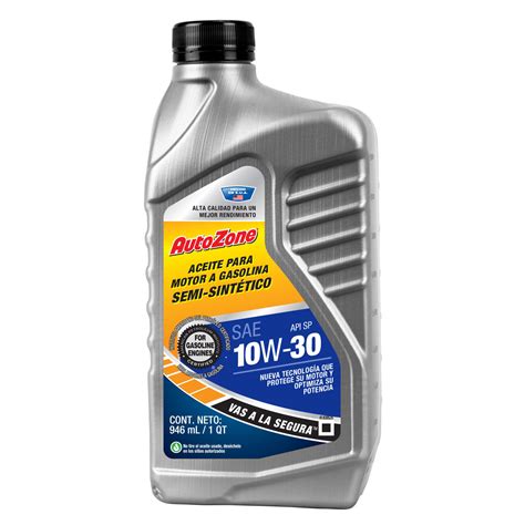 Autozone Semi Sintetico 10w 30 Aceite De Motor 1 Cuarto
