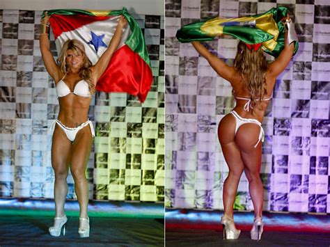 Carine Felizardo é eleita Miss Bumbum Brasil 2012