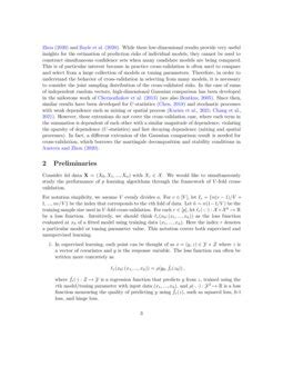 On High Dimensional Gaussian Comparisons For Cross Validation DeepAI