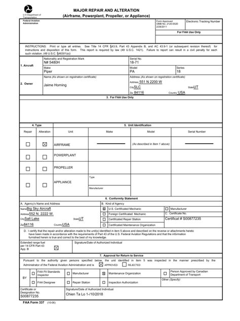 337 Faa Pdf Federal Aviation Administration Aviation