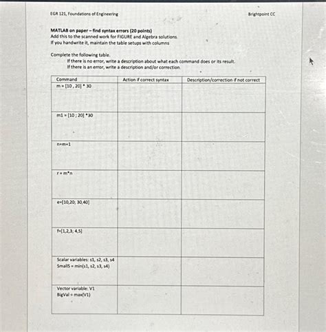 Solved Create A Matrix 2 Rows By 100 Columns With All