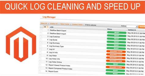 Yupthemes Magento Quick Log Cleaning And Speed Up