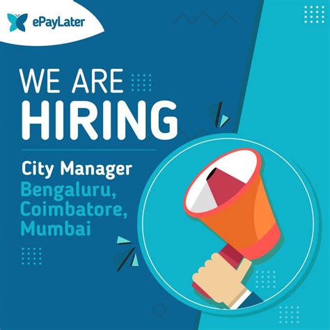 Epaylater On Linkedin Hiringalert Epaylater Fintech Citymanager