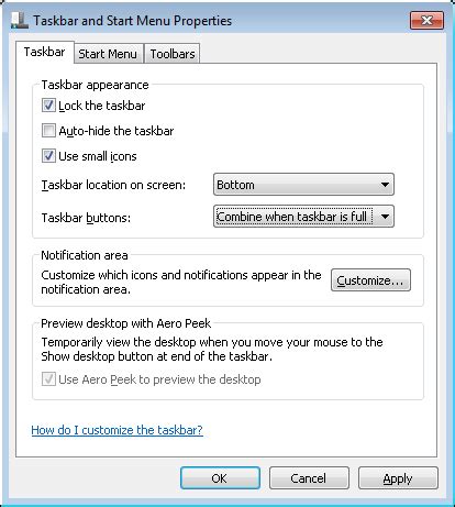 Windows How To Enable The Classic Windows XP Vista Task Bar IT Support Guides