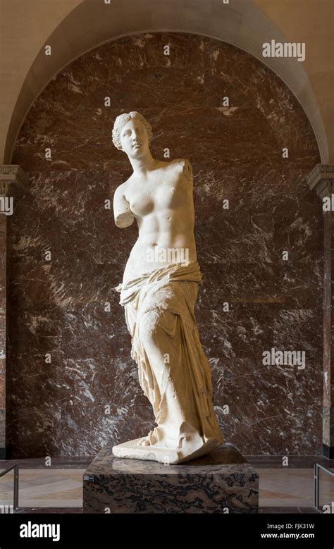 The Venus De Milo A Famous Marble Sculpture From Ancient Greece On