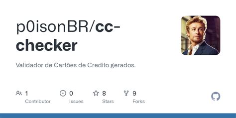 cc checker cc checker py at main · p0isonbr cc checker · github