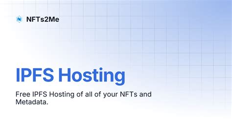 Ipfs Hosting Nfts2me