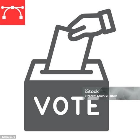手投票投票箱字形圖示選舉和投票投票箱標誌向量圖形可編輯筆畫實心圖示eps 10向量圖形及更多投票圖片 投票 互聯網 人手 Istock