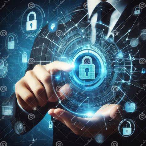 Network Security System Computer Network Internet Safety Stock