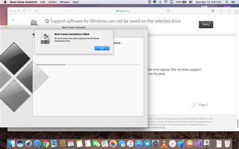 Error Occurred While Copying The Windows … Apple Community