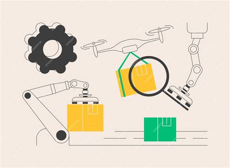 Premium Vector Labor Substitution Abstract Concept Vector Illustration