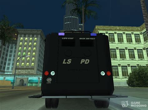 Black Lspd 2009 Lenco Bearcat Para Gta San Andreas