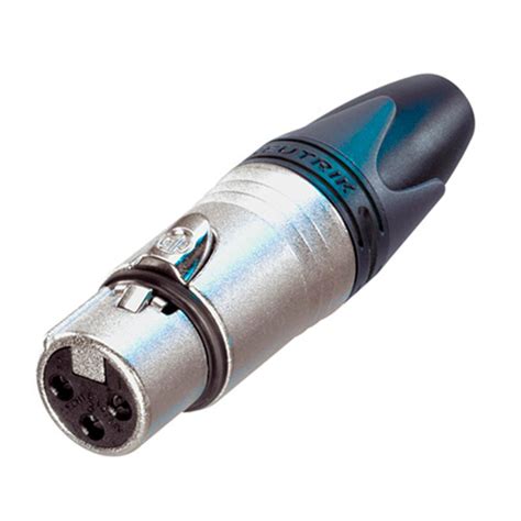Conector Xlr Fêmea Neutrik Ncfxx Niquelado