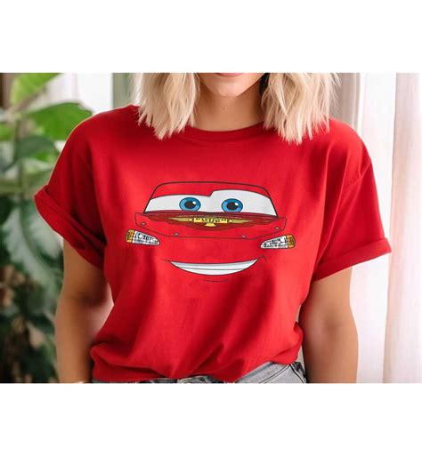Halloween Lightning Mcqueen Big Face Shirt Cars Movie T Shi Inspire