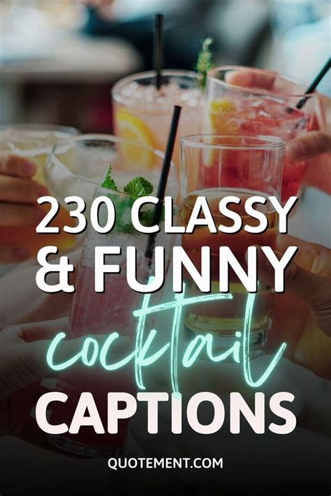 Cheers To Fun And Laughter Captions For Classy Cocktails