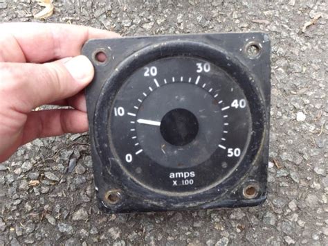 Original Br Class 31 47 Diesel Loco Ammeter Gauge Dial Drivers Cab