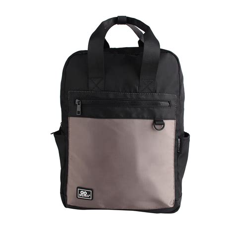 Mochila Gepack Negro Con Morado Delsol