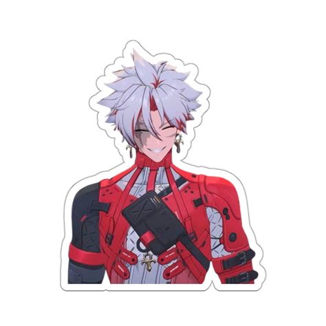 Smiling Character Wuwa Gaming Anime Japanese Chibi Manga Anime Sticker
