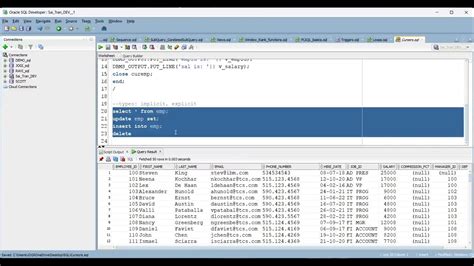 Cursors In Oracle With Real Time Examples In Plsql Project Youtube