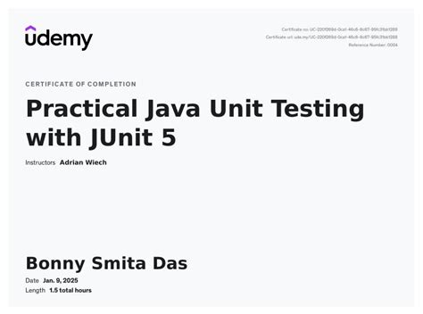 Bonny Smita Das On Linkedin Junit Unittesting Javadeveloper