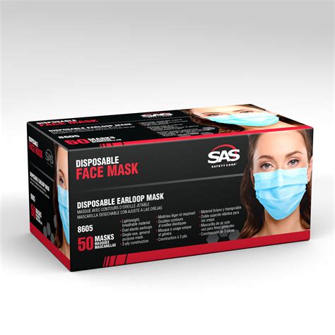 Blue Disposable Earloop Mask Calolympic Safety