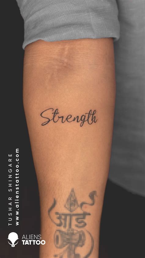 Checkout This Motivational Script Tattoo At Aliens Tattoo Alien