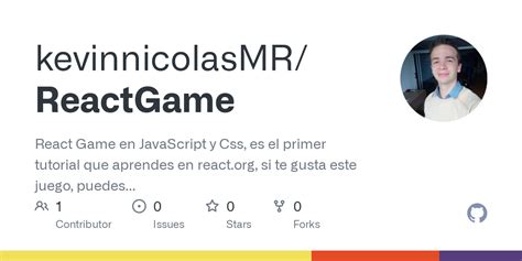 Github Kevinnicolasmrreactgame React Game En Javascript Y Css Es