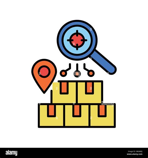 Ai Package Tracking Color Line Icon For Digital And Print Projects Minimal Clean Icons For Apps