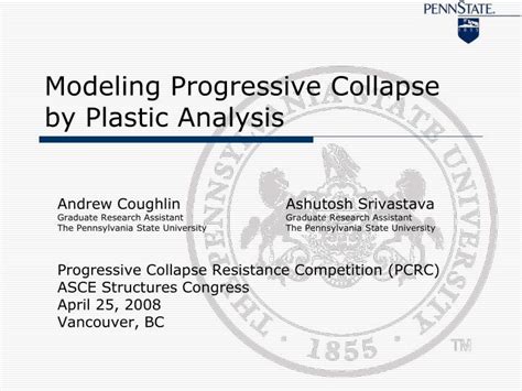 Ppt Modeling Progressive Collapse By Plastic Analysis Powerpoint Presentation Id1303858