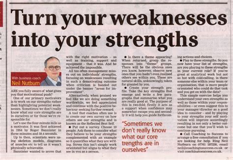 Turn Your Weaknesses Into Your Strengths • Neil Nutburn