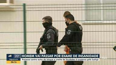 Bom Dia Santa Catarina Ataque a creche em Saudades Justiça defere pedido de insanidade mental