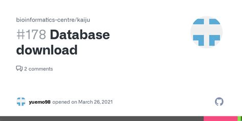 database download · issue 178 · bioinformatics centre kaiju · github