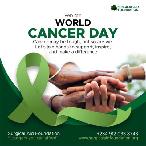 World Cancer Day Surgical Aid Foundation