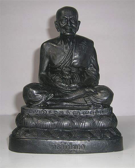 พระบูชา หลวงปู่ทวด วัดบางนอน จ ระนอง หน้าตัก 5 นิ้ว พระเครื่อง พระแท้ Webpra เว็บ พระ คอม