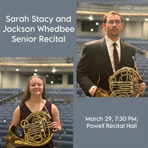 Sarah Stacy And Jackson Whedbee Senior Recital