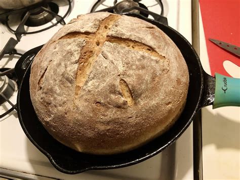 My First Cast Iron Skillet Bread Ended Up Being The Best Bread Ive