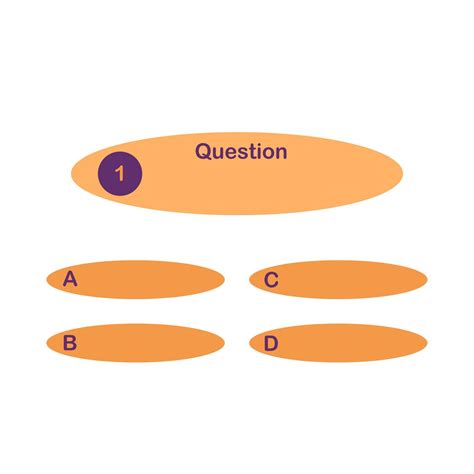 Quiz Lottery Or TV Show Trivia Game Multiple Choice Menu Template