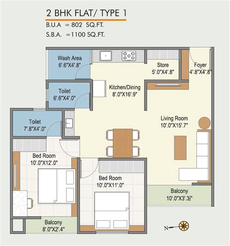 Shreem Sarvada 2 BHK Premium Flats Property