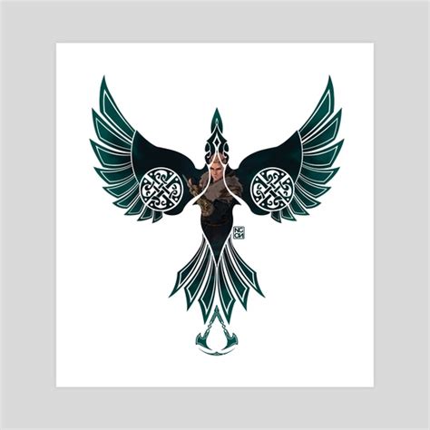 Eagle Series Eivor An Art Print By Angela Angian Inprnt