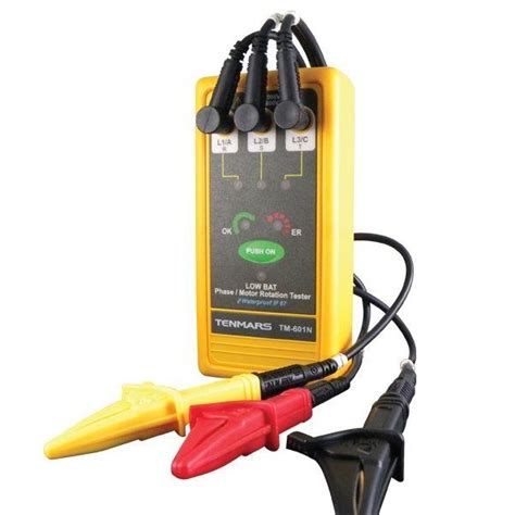 Tenmars TM 604N Three Phase Motor Rotation Tester Rapid Tech