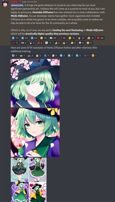 Waifu Diffusion And Unstable Diffusion Creating New Finetune In