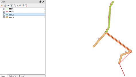 Qgis Compare Two Linear Layers With Geoprocessing Tools Geographic Information Systems Stack