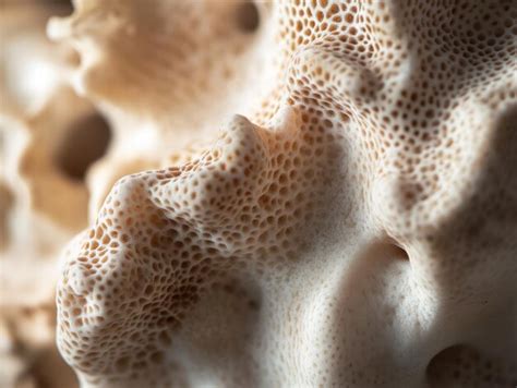 Macro Of Bumpy Porous Coral Texture Premium Ai Generated Image
