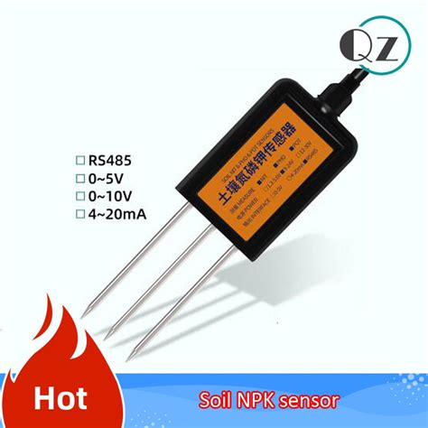 RS485 Soil NPK Sensor Fertility Soil Fertilizer Nutrient Organic Matter