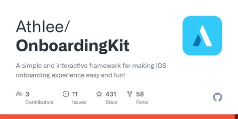 Github Athlee Onboardingkit A Simple And Interactive Framework For