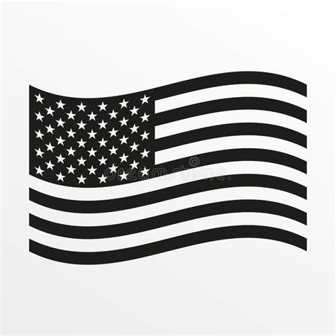 Vectorpictogram Van De Golvende Vlag Nationaal Symbool Geflutteerd In De