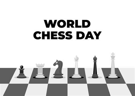 World Chess Day 43197247 Vector Art At Vecteezy