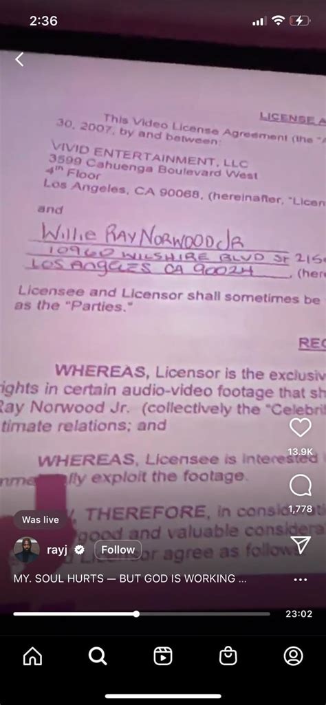 Kims Handwriting On Ray Js Sex Tape Contract R Kuwtk