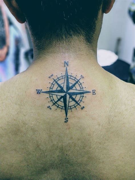 Compasstattoobacktattootattoosatishivtattoo
